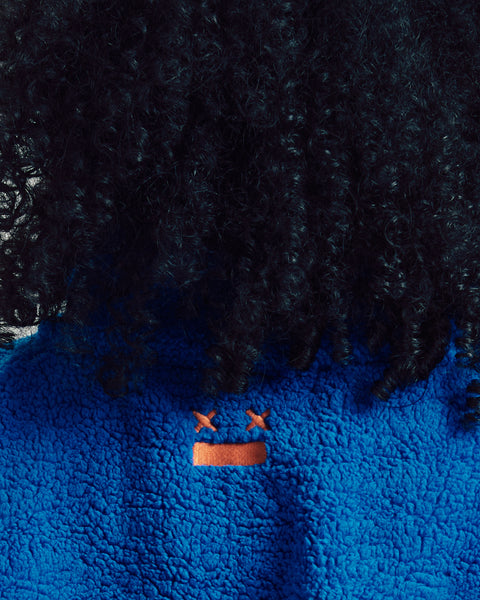 Regular Fit - Royal Blue Teddy Jacket – Glitch